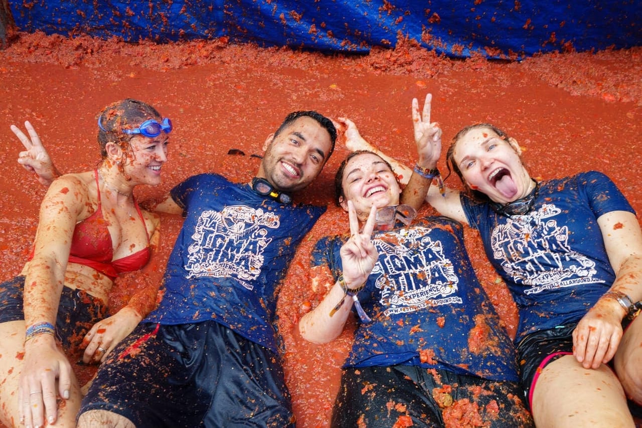 The La Tomatina Festival In Spain: Holi With Tomatoes