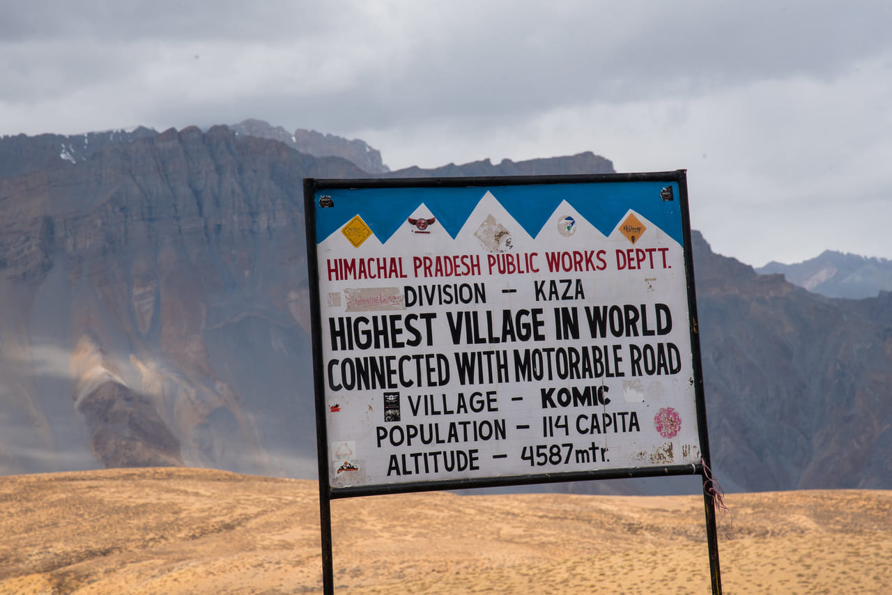 Komic Village, Spiti: Highest Motorable Village in the World