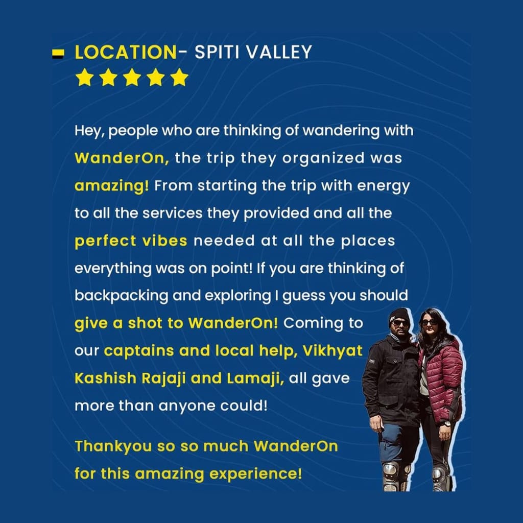 WanderOn Spiti Valley review: Know why travellers love our Spiti Trips